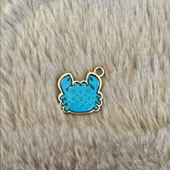 Louis Vuitton | Accessories | Louis Vuitton Blue Crab Zipper Pull Bag ...